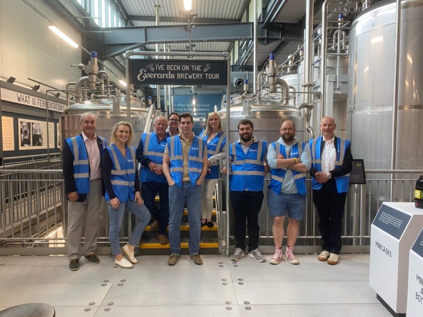 10 Year Club Visits Everards Brewery | G. Seller News